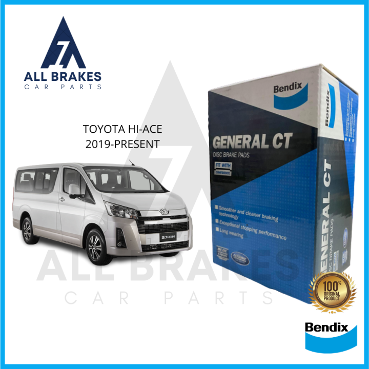 Bendix Brake Pad Front for Toyota HI-ACE NEW 2019-2022 (DB-2525 GCT ...