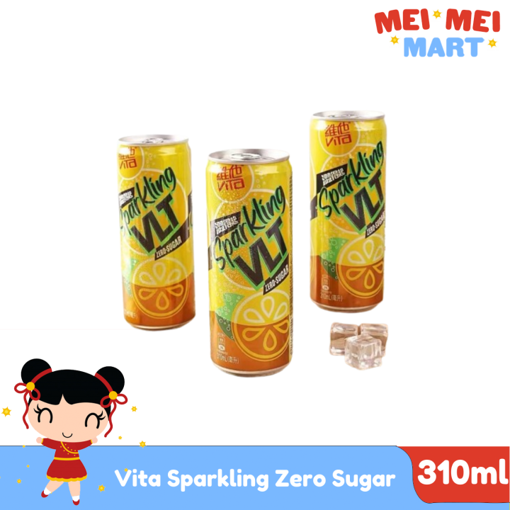 HK Vita Sparkling Zero Sugar Lemon Tea Drink 310ml | Lazada PH