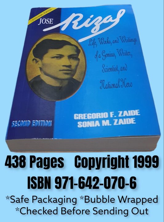 Jose Rizal Life, Works and Writings of a Genius, Writer, Scientist, and ...
