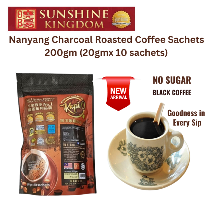 Durian Kingdom Nanyang Charcoal Roasted Black Coffee Tea Bag / Medium ...