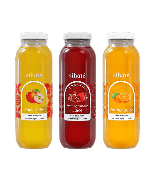 Sihate Jus Buah Oren, Apple & Delima 250ml 100% Asli | Lazada