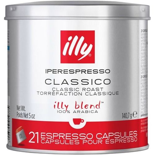 illy Classico Medium Roast Coffee IperEspresso Capsules, Coffee, 21 ...