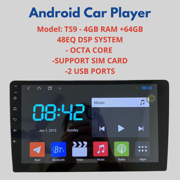 ANDROID CAR PLAYER TS9 4gb+64gb | Lazada