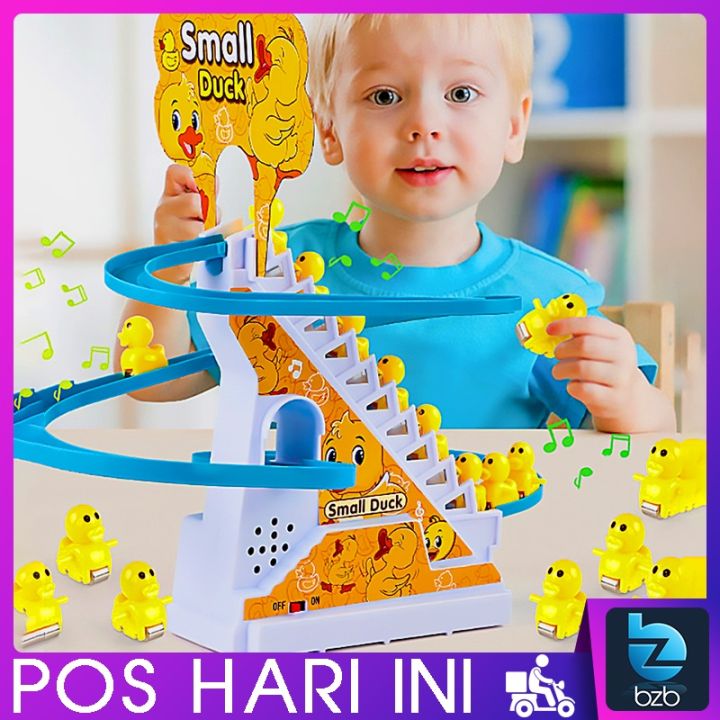 EYE CATCHING 💥 Little Duck Slide Toy Set Electronic Climbing Stairs ...
