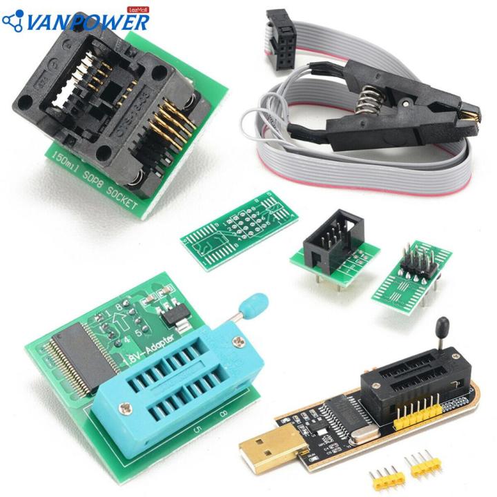 CH341A Programmer Complete Kit 24 25 Series BIOS USB Programmer Module ...