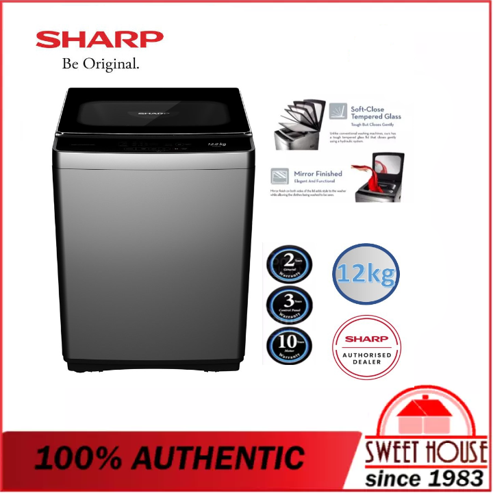 Sharp 12.5kg Top Load Washing Machine ESX1221 [to replace ESX1278] | Lazada
