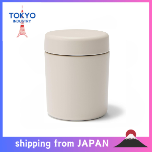 MUJI Wide-mouthed, easy-to-clean, insulated soup jar, 300mL, gray beige ...