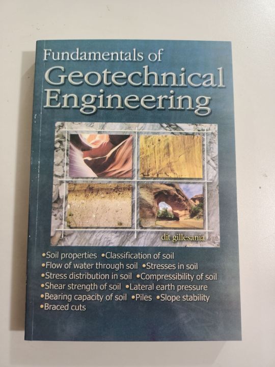 Fundamentals of Geotechnical Engineering By: Dit Gillesania | Lazada PH