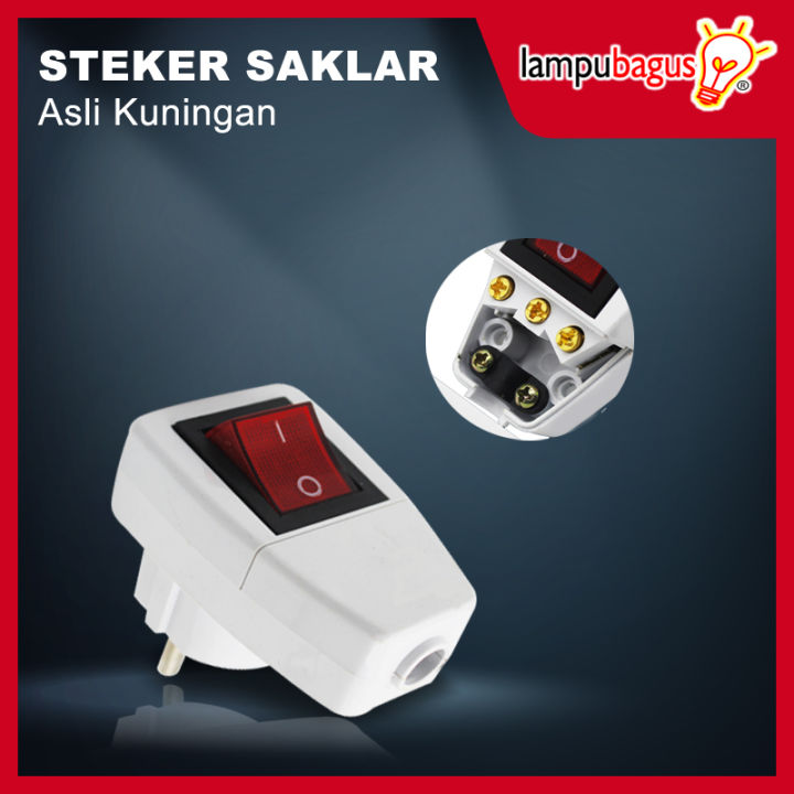 Steker Saklar Lampu On Off / Colokan Listrik On Off | Lazada Indonesia
