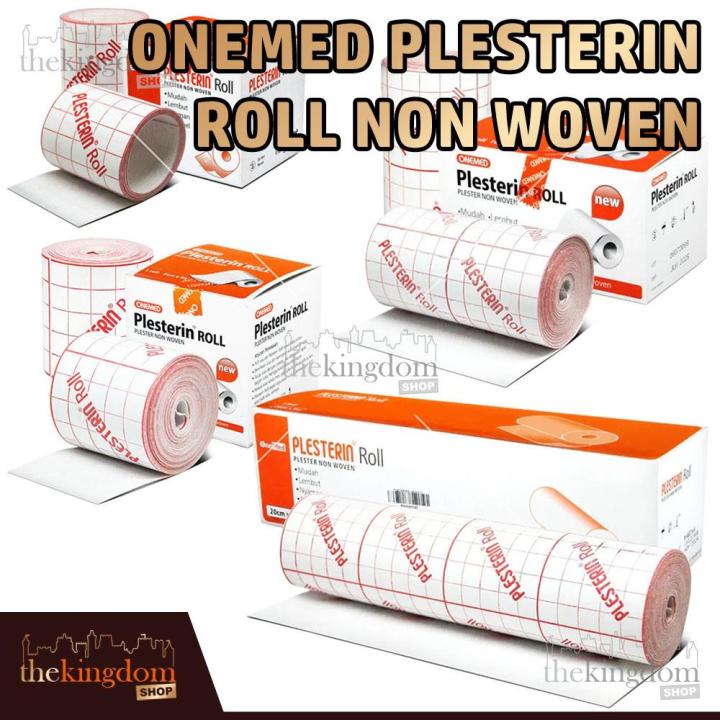 Onemed Plesterin Roll Non Woven Alat P3K Plester Luka Verban Gulung ...
