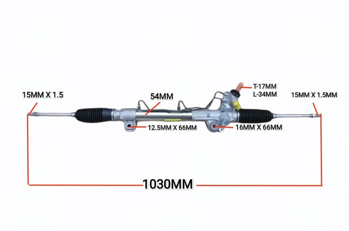 STEERING RACK ASSEMBLY ( 44250/200-0K040 ) TOYOTA HILUX FORTUNER 4X4 ...