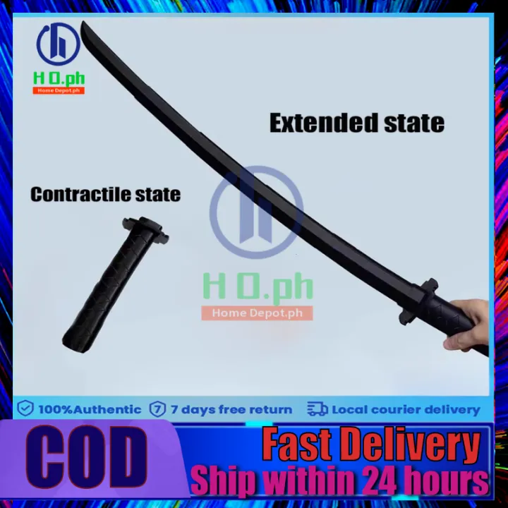 【Ready Stock】3D Gravity Samurai Sword Retractable stress relief toy ...