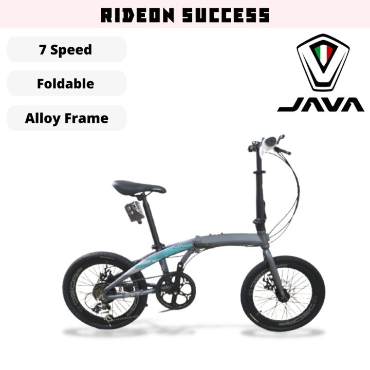 READY STOCK!!! 20" JAVA ZELO FOLDING BIKE WITH 7 Speed SHIMANO GEAR ...