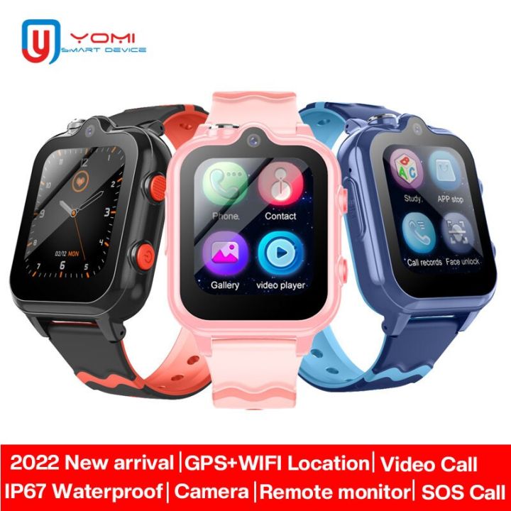 4G Kids Smart Watch IP67 Waterproof Dual Camera GPS Phone Watch 2-Way ...