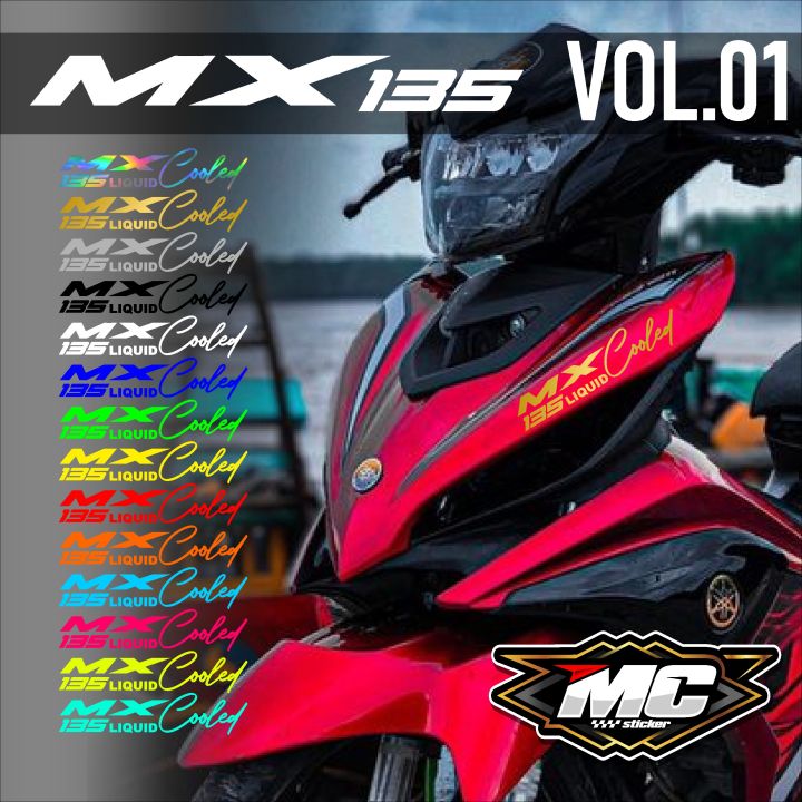 Cutting Sticker Jupiter MX 135 - Aksesoris Motor Stiker Lis Variasi ...