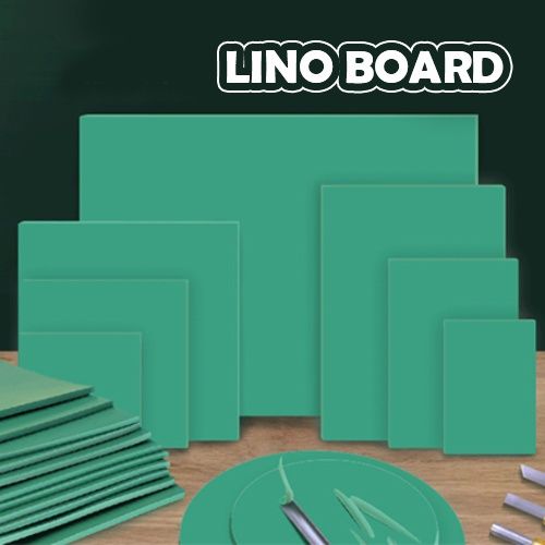 Lino Board for Carving - 3mm thick | A2, A3, A4, A5 Size | Round 20cm ...