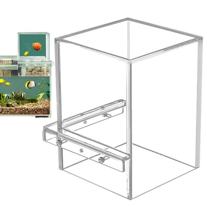 Acrylic Fish Tank Small Transparent Fish Elevator Tank Lightweight ...