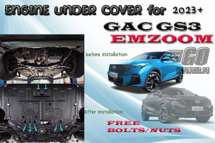 GAC GS3 EMZOOM ENGINE UNDER COVER 2023+ / GS3 EMZOOM UNDER GUARD ...
