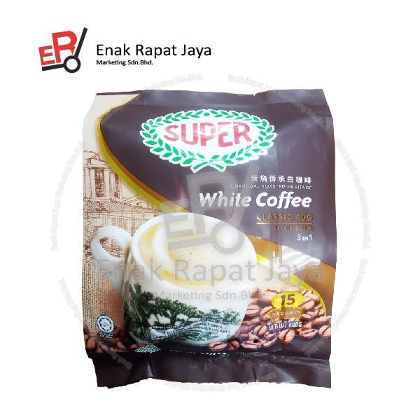 SUPER WHITE COFFEE 3 IN 1 (ROASTED) [40g] | Lazada
