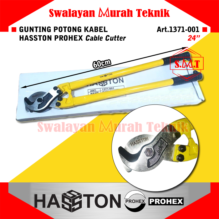 HASSTON PROHEX 1371-001 Gunting Potong Kabel 24 inch Cable Cutter 60cm ...