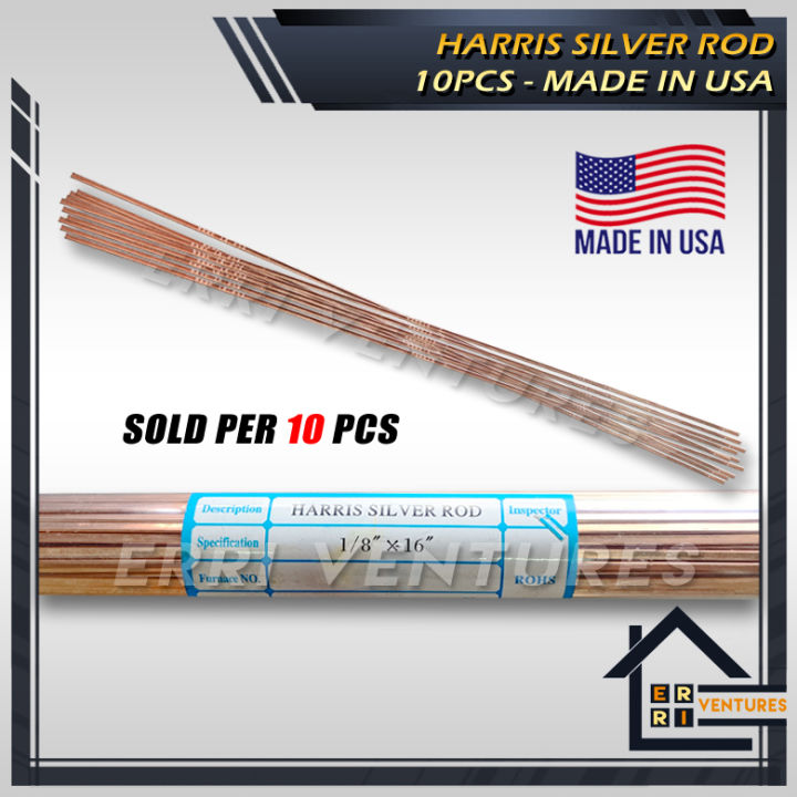 [Harris] Silver Rod 10pcs (Soldering) Made in USA | Lazada PH
