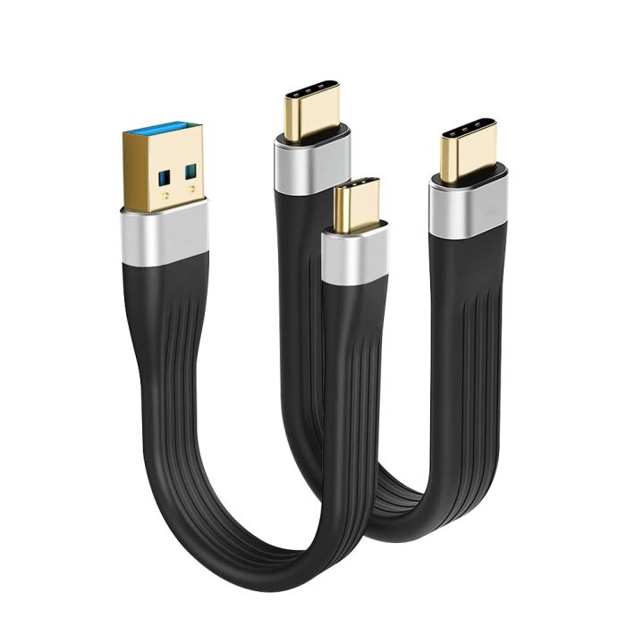 USB-C Cable Short USB 3.1 Type C / USB A To USB C Male 4K Gen 2 10Gbps ...
