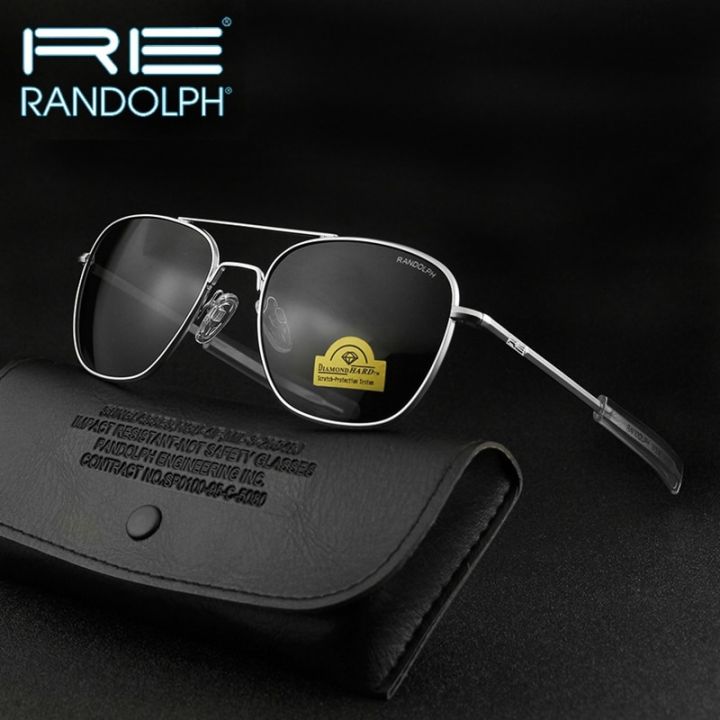 Randolph RE Sunglasses Men Woman Brand Designer Vintage American Army ...