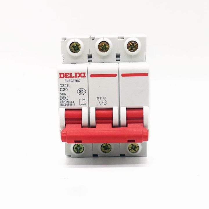 【☄New Arrival☄】 WPOEI Delixi Circuit Breaker Dz47s C Type 3 Poles 1a 3a 6a 10a 16a 20a 25a 32a ...