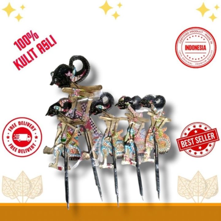 wayang kulit pendowo / pandawa lima ( 65 cm) | Lazada Indonesia