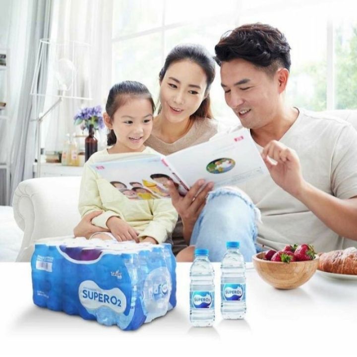 Super O2 Air Mineral /Air Oksigen 200ml x 24 botol | Lazada Indonesia