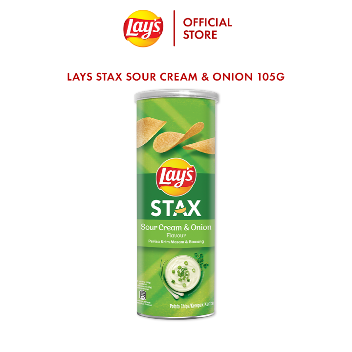 Lay's Stax Sour Cream & Onion 105g | Lazada