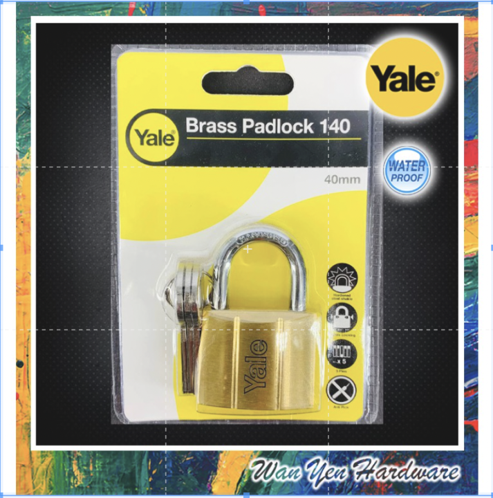YALE BRASS PADLOCK V140.40 (40MM) | Lazada