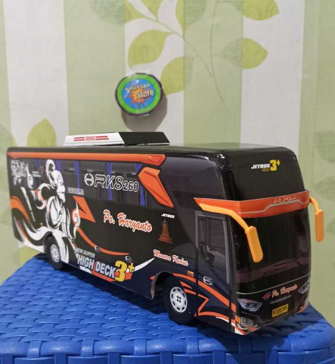 miniatur bus bis / mainan bus bis shd haryanto bima | Lazada Indonesia