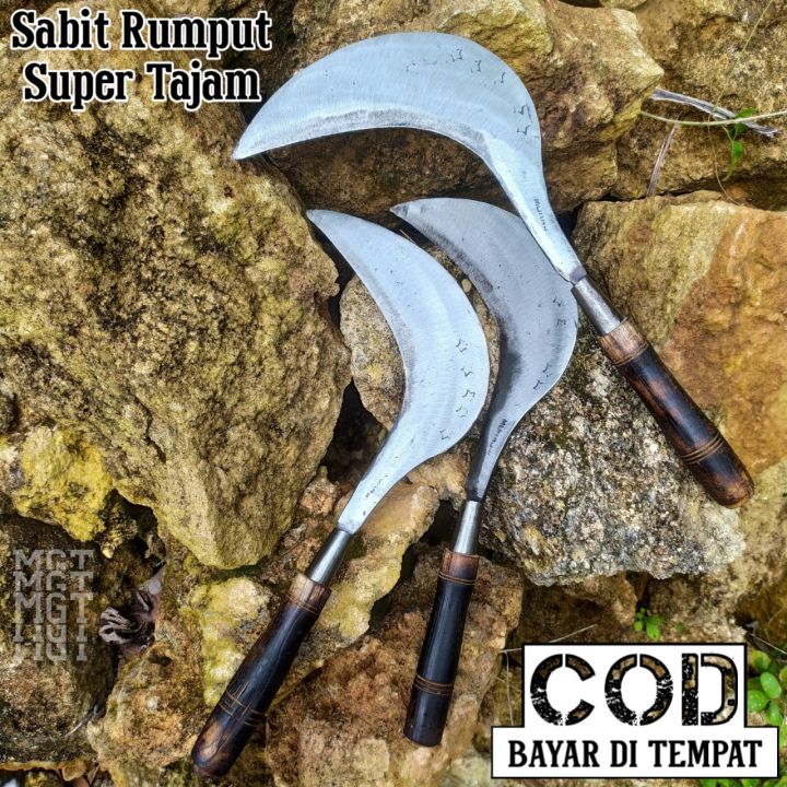 Sabit Rumput Jawa-Sabit Bahan Baja Isen Wojo-Sabit Rumput Baja Asli ...