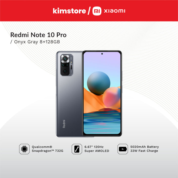 [OPEN BOX] XIAOMI REDMI NOTE 10 PRO EU (8GB/128GB) - ONYX GRAY | Lazada PH