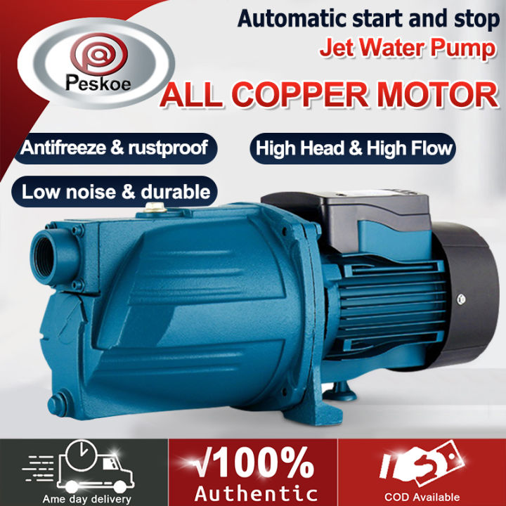 1200W Electric Water Pump Jet Pump Water Booster Pump 1HP 60L/Min Heavy ...