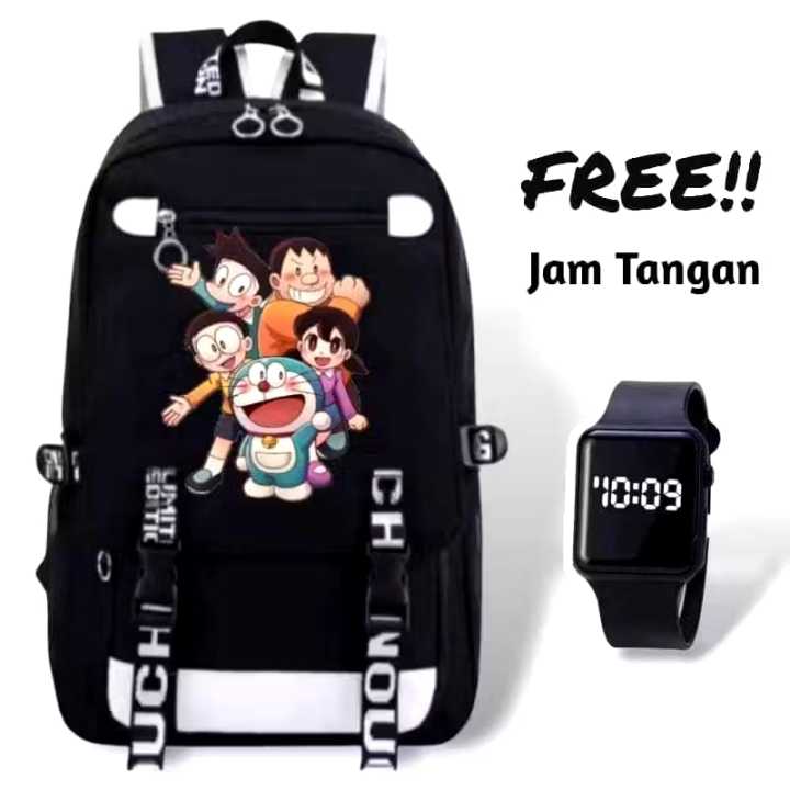 TOKOAGUNG99 TAS SEKOLAH ANAK TK SD PAUD DORA EMON ANIME TAS RANSEL ...