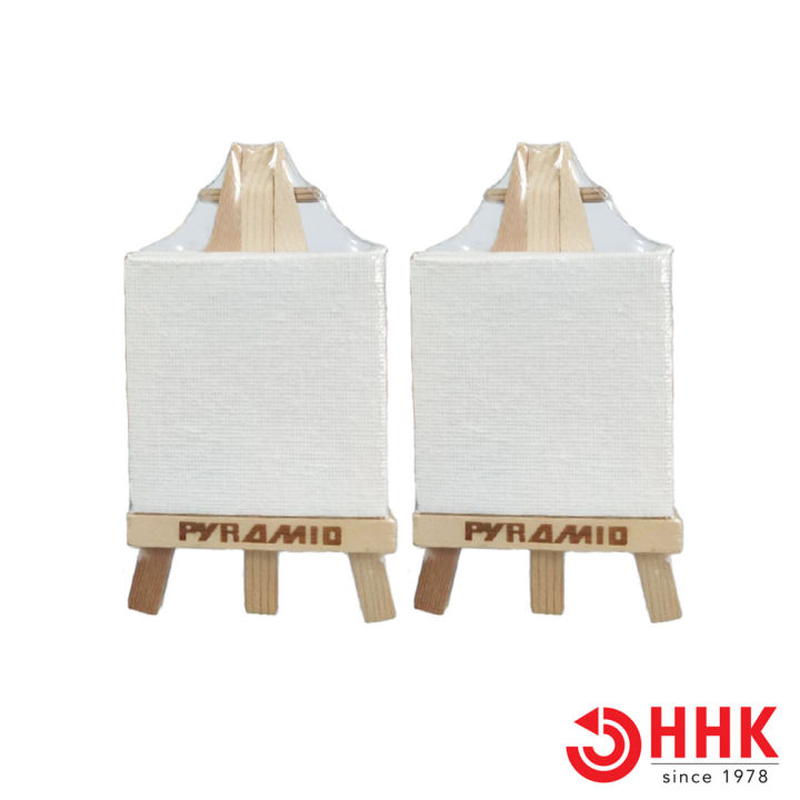 Pyramid Mini Easels ขาตั้งมินิพร้อมเฟรมผ้าใบ 1 ชุด 2 ชิ้น #660501 ...