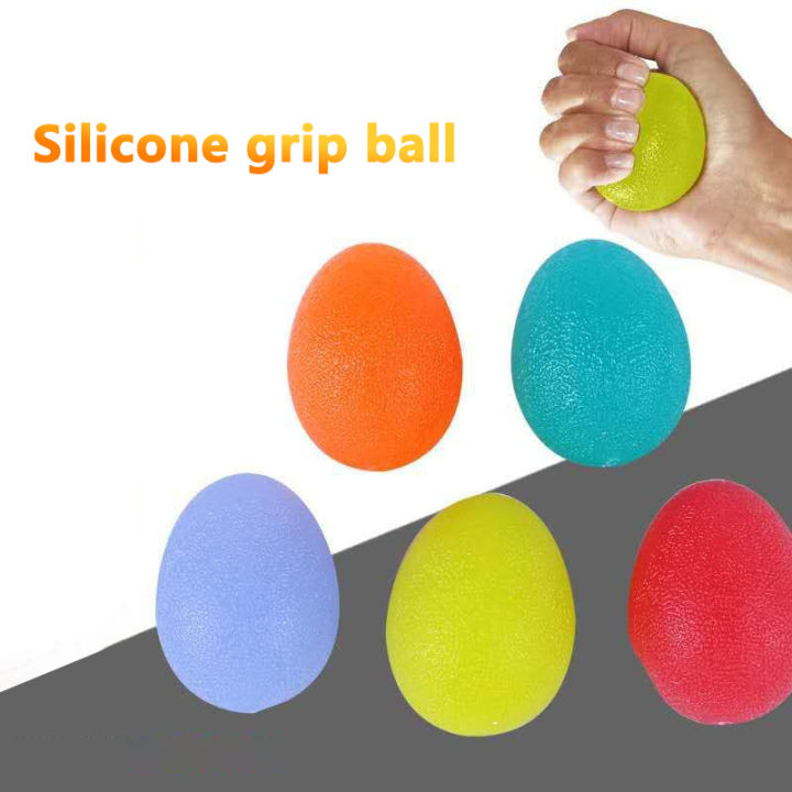 TrailBlazer Silicone Hand Grip Ball Egg Gym Fitness Finger Heavy ...