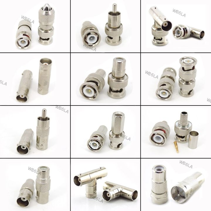 BNC series conversion RCA jack BNC RF Coaxial Cable connector Test ...