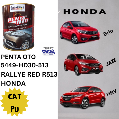 cat pu merah honda brio jazz penta oto rallye red R513 5449-HD30-513 ...