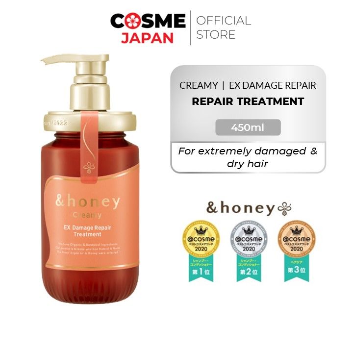 &Honey Creamy Ex Damage Repair Treatment (450ml) [Made In Japan] | Lazada