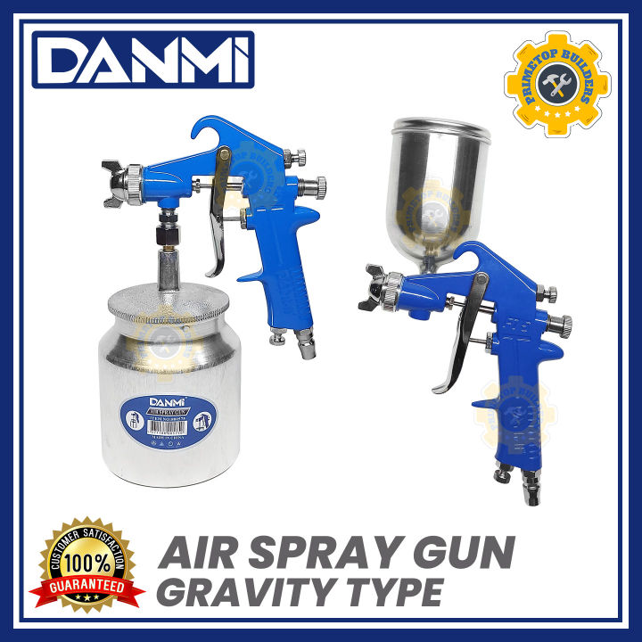 DANMI Gravity Type Air Spray Gun Set / Gravity Type used with air ...