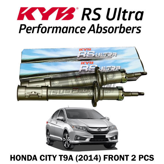 HONDA CITY GM6 (T9A) 2014, JAZZ GK5 (T5A) 2014 NEW FRONT , REAR OR SET ORIGINAL ABSORBER KYB RS ...