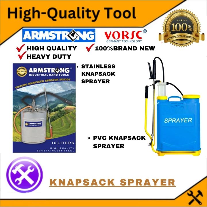 STAINLESS / PVC KNAPSACK SPRAYER 16L. | Lazada PH