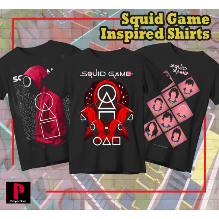 Squid Game Inspired Shirts | Asian Size | Unisex | Netflix | Lazada PH