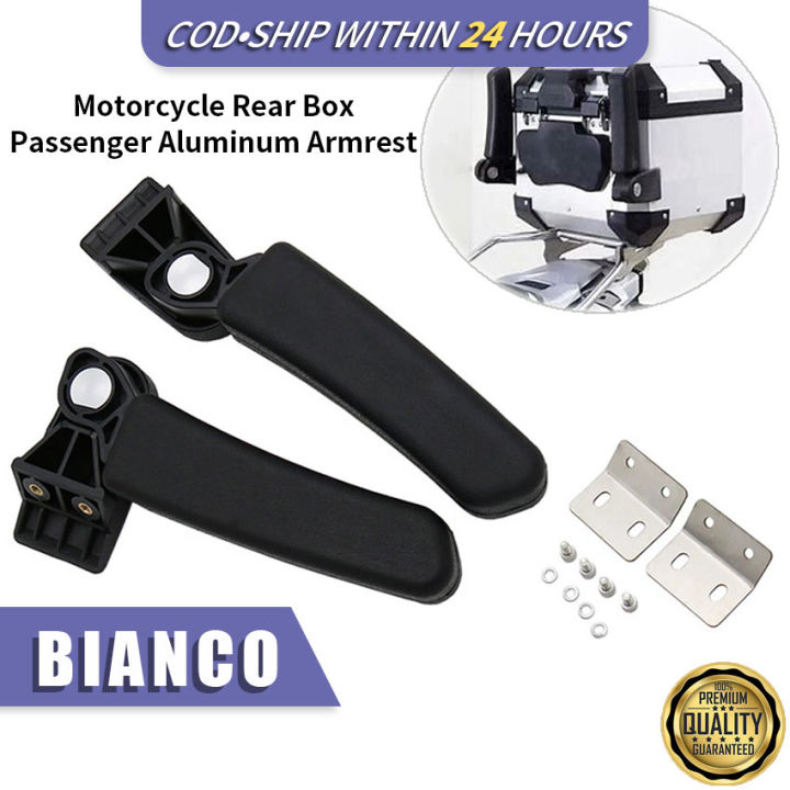 Arm Rest For Motorcycle Motorcycle Passenger Armrest Abs Rear Folding ...