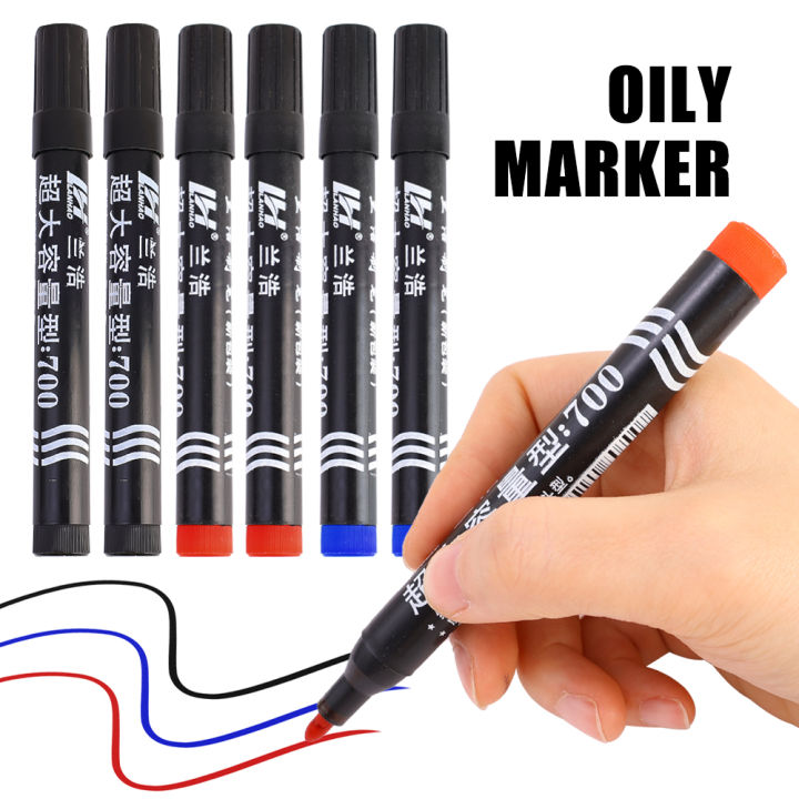10PCS Permanent Paint Marker Pen Oily Waterproof Marker Pen Tyre ...