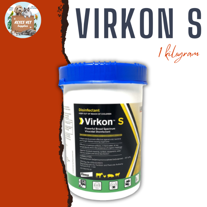 [VET SUPPORT] 1CONTAINER VIRKON S POWERFUL BOARD SPECTRUM VIRUCIDAL ...