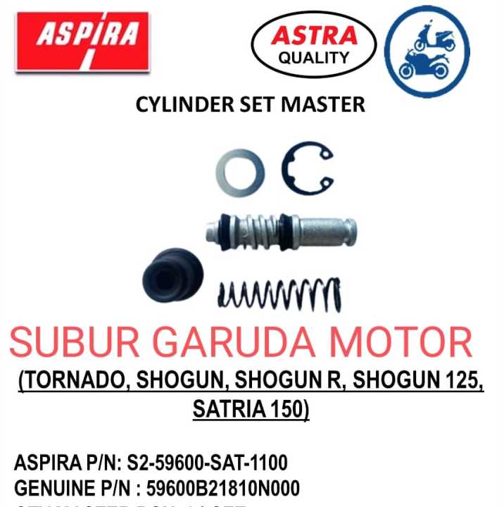 MASTER REM SATRIA FU 150 120 SMASH SHOGUN TORNADO REPAIR KIT MERK ...
